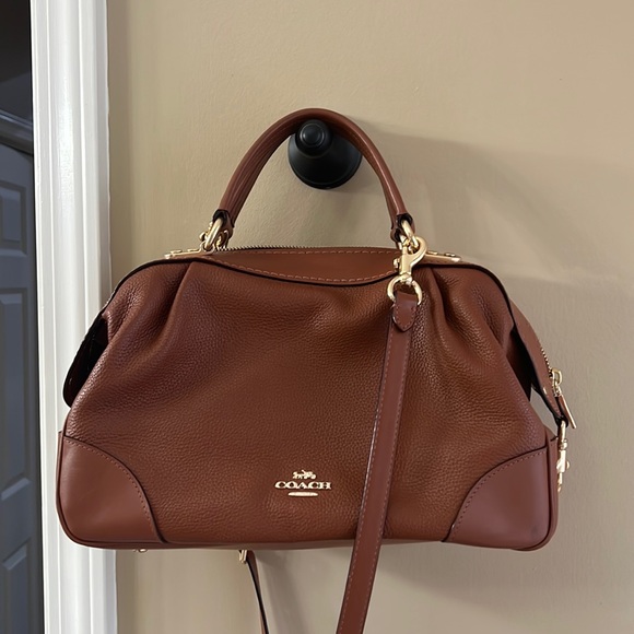 Coach | Bags | Small Size Coach Purse Pretty Brown Color Used Once Or ...